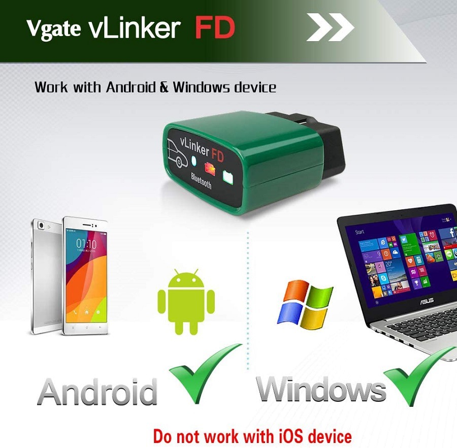 vLinker FD 蓝牙3.0安卓款 支持 forscan汽车故障诊断仪V2.2版本-阿里巴巴