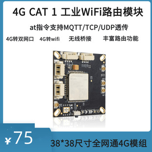 4g模块LTE全网通CAT 1无线路由模组转网口WiFi支持mqtt串口TTL-阿里巴巴