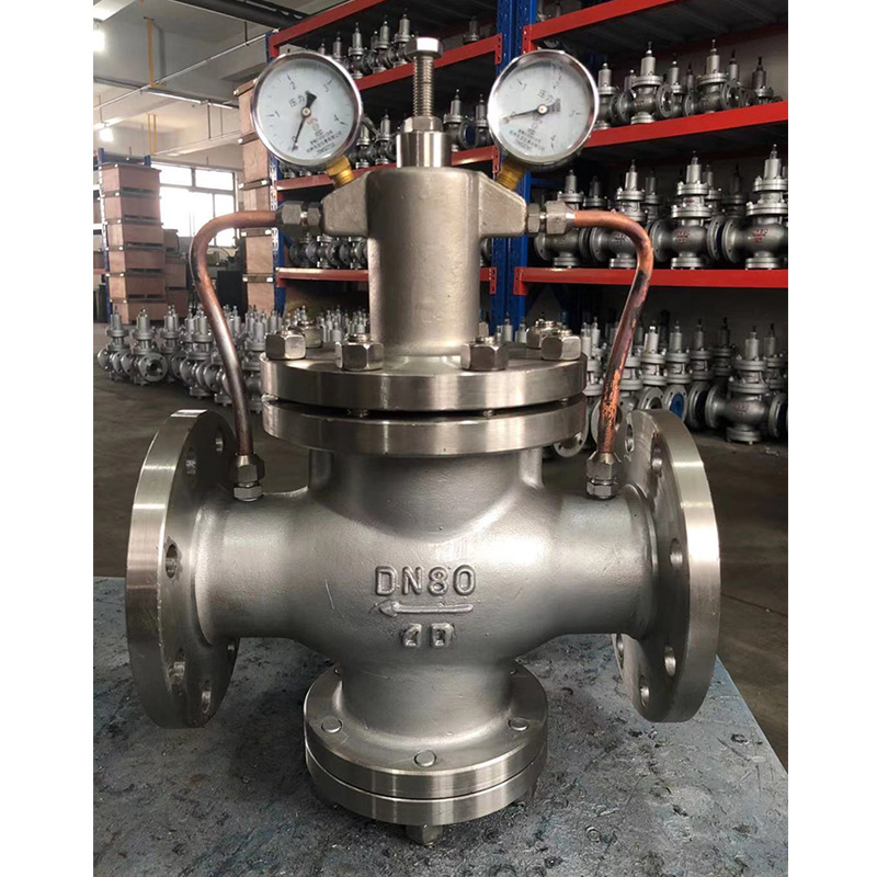 YK43X/F-16P 不锈钢304气体减压阀 氧气天然气先导活塞式DN15-200-阿里巴巴