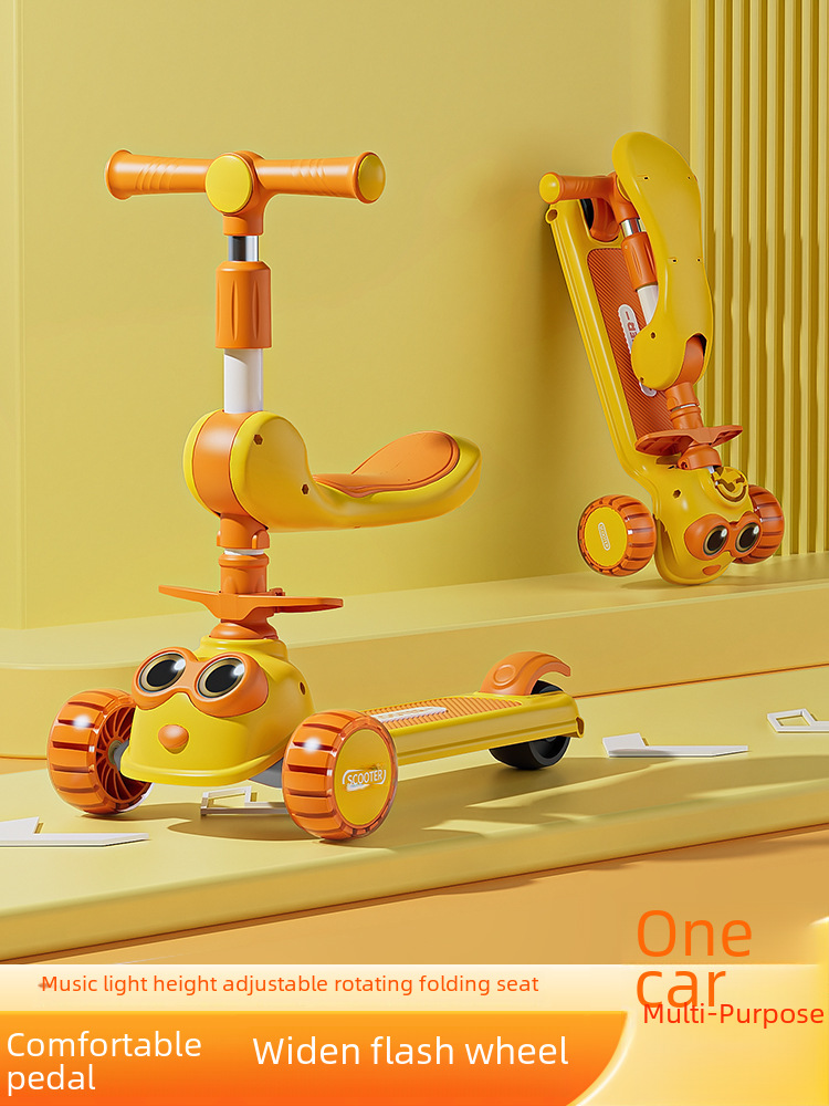 Scooter Children 1-3-6-12 Years Old Three-in-One Baby Can Slippery Boy ...