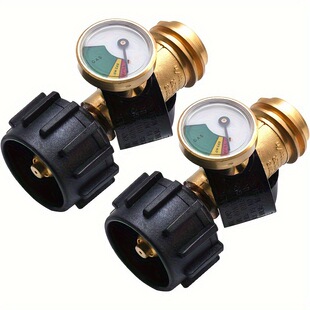 1 2pcs Propane Adapter Liquid Level Indicator with Leak跨境-阿里巴巴