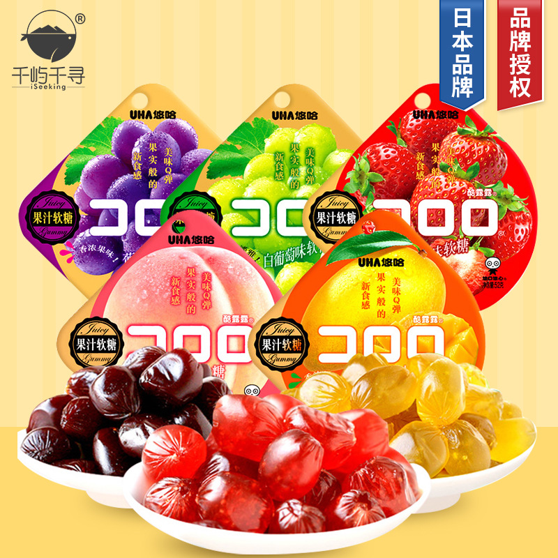 日本零食 悠哈酷露露果汁软糖COO UHA味觉糖52g果汁糖批发-阿里巴巴