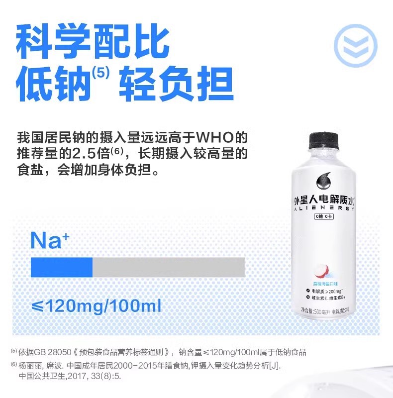 元气森林外星人电解质水500ml/950ml装零糖0卡补水解渴饮料整箱批-阿里巴巴