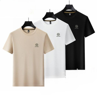 到手三件悟界保罗男士短袖T恤夏季透气速干上衣刺绣款男装-阿里巴巴