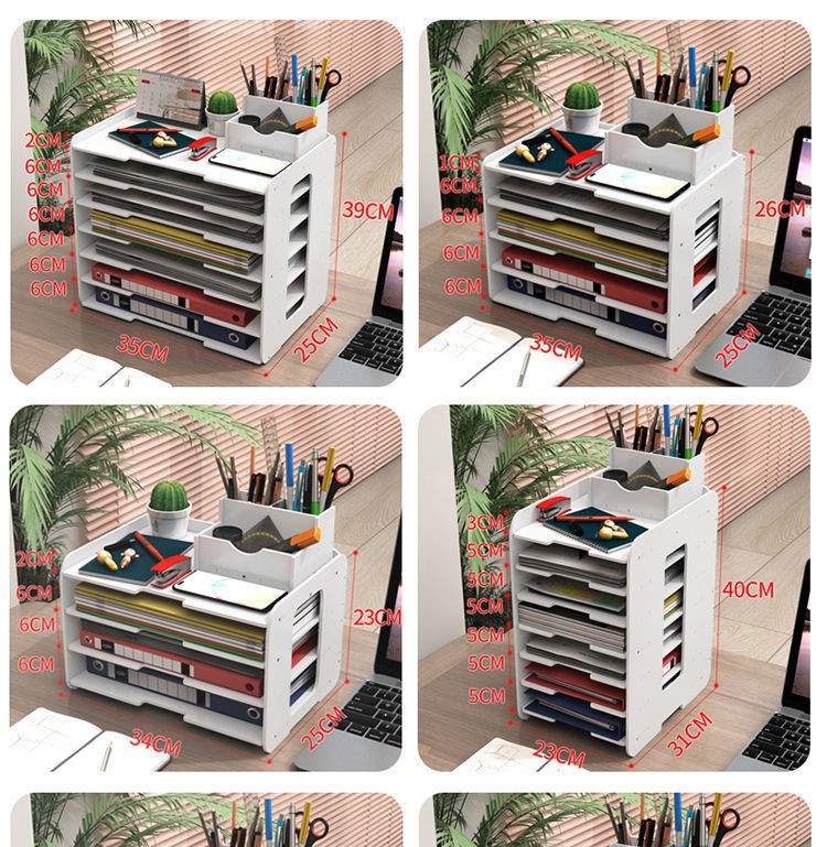 文件架子多层置物架桌面文件收纳架a4资料架文件夹收纳文件架多层-阿里巴巴