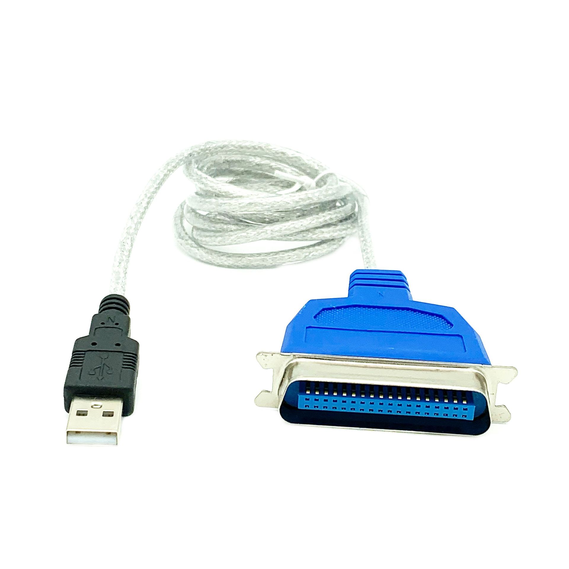 USB转IEEE1284打印线标准CN36接口USB转并口线连接线1.5米-阿里巴巴