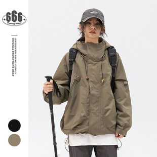 ADAM FREAK美式国潮牌机能风冲锋衣山系户外连帽夹克外套男女C39-阿里巴巴