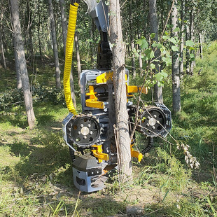 FR600全自动伐木机可旋转砍树机伐木锯挖机属具去枝砍树伐木机-阿里巴巴