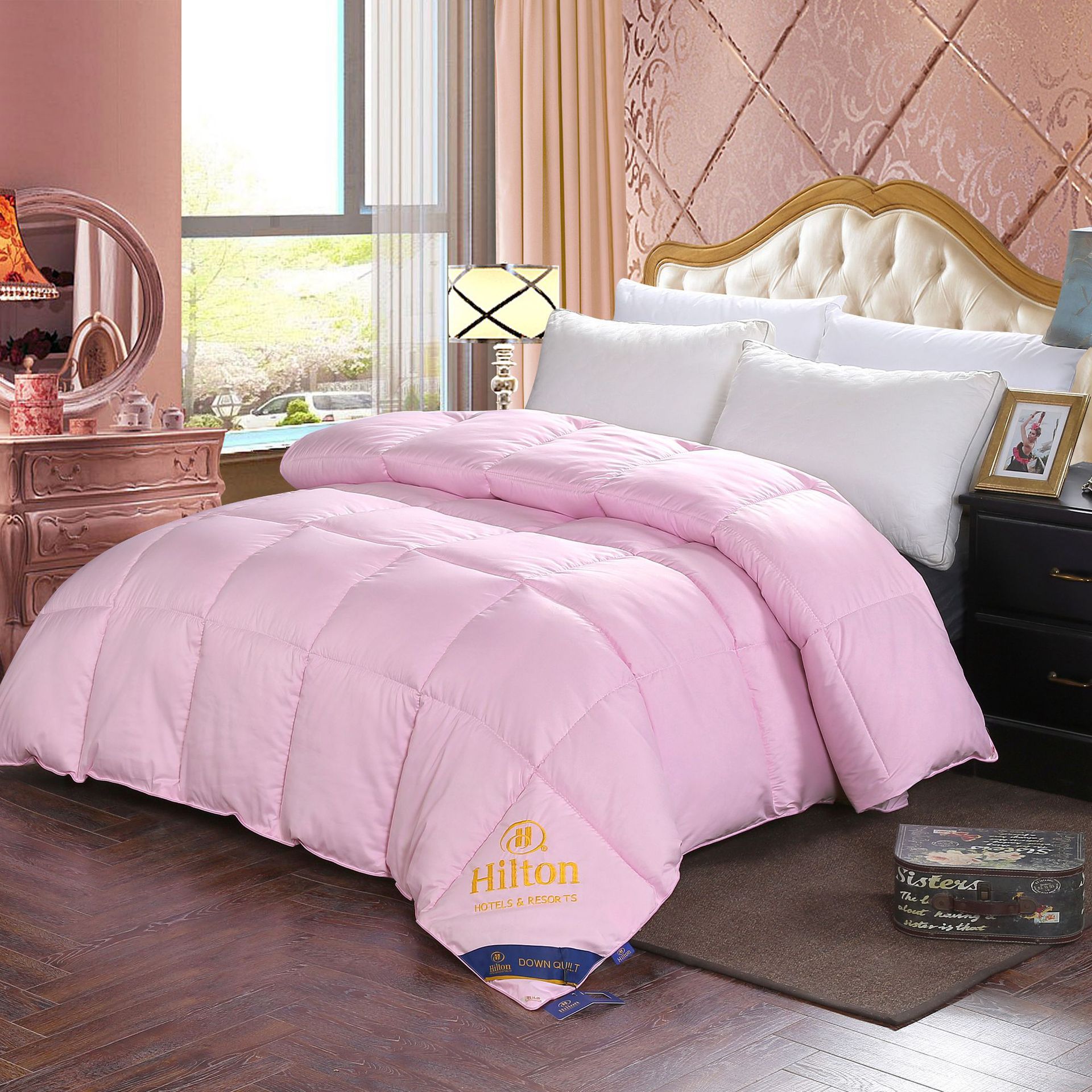 Hilton summer cool quilt run volume thickened double autumn and winter ...