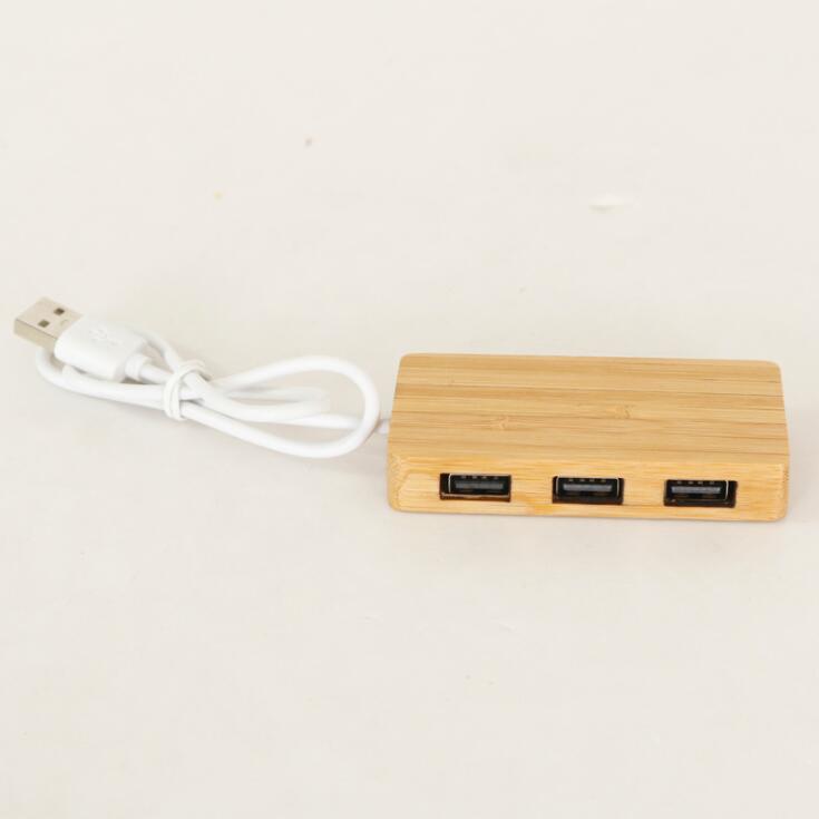 竹木usb hub分配器礼品厂家多功能3USB 1 TYPEC口拓展坞分集线器-阿里巴巴