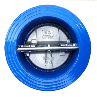 DH77X-10Q 球墨铸铁双瓣对夹蝶式止回阀 H76X对夹止回阀-阿里巴巴