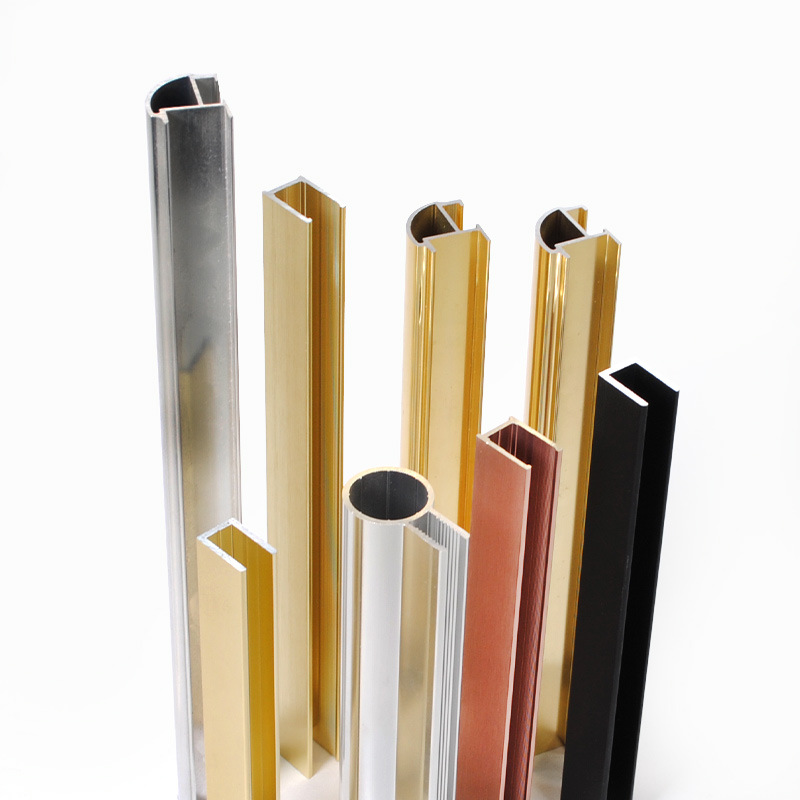 铝材挤压卫浴铝型材淋浴房边框铝型材6464抛光亮光铝合金门边框-阿里巴巴