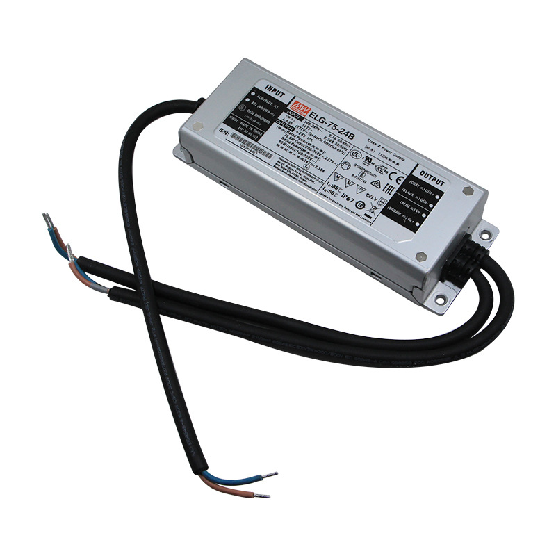 ELG-75-24A台湾明纬75W24V防水LED电源3.15A电流可调型 路灯亮化-阿里巴巴