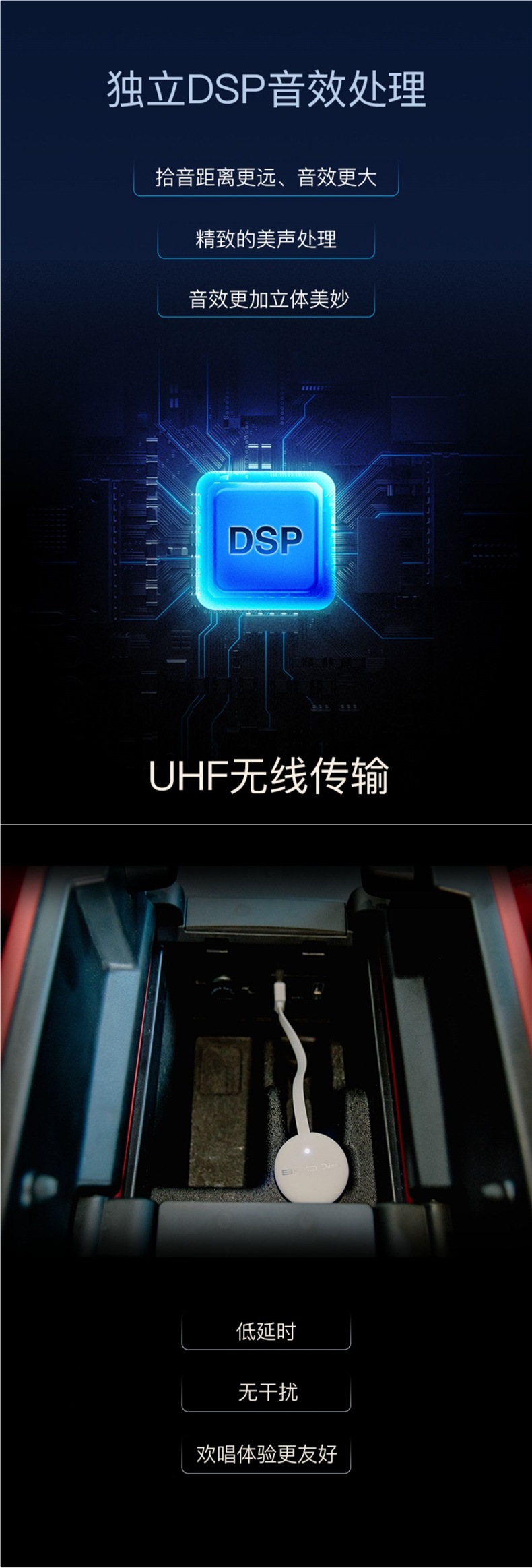 适用汽车K歌话筒海豚驱逐舰车载无线麦克风腾势D9深蓝SL03-阿里巴巴