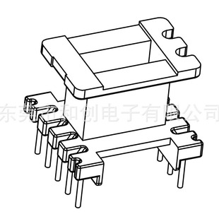 EE1610变压器骨架EE16高频骨架立式5+5-阿里巴巴