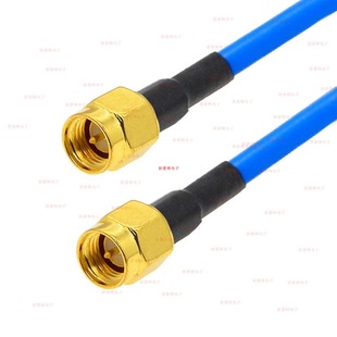 SMA-BJ2弯90度直公母RG405/RG086半柔32蓝色射频RF双工器跳线-阿里巴巴