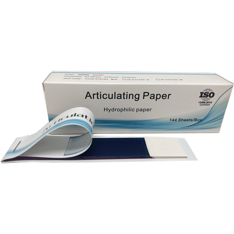 牙科直型咬合纸 取样纸 双面咬合纸 牙科材料 Articulating Paoer-阿里巴巴
