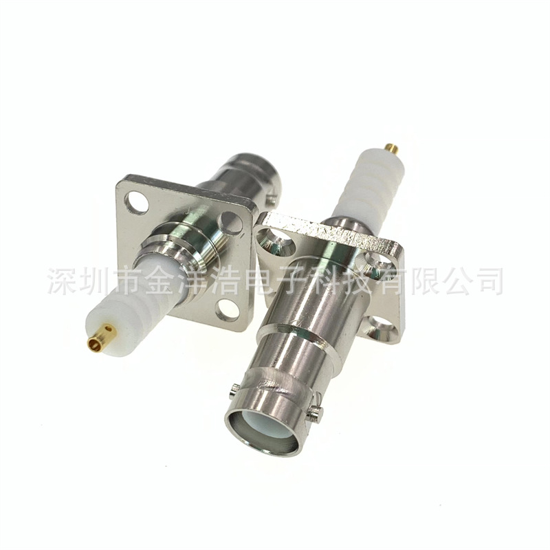 SHV-KFDSHV-JFD 5000V 5KV SHV高压法兰4孔安装连接器BNC高压接头-阿里巴巴