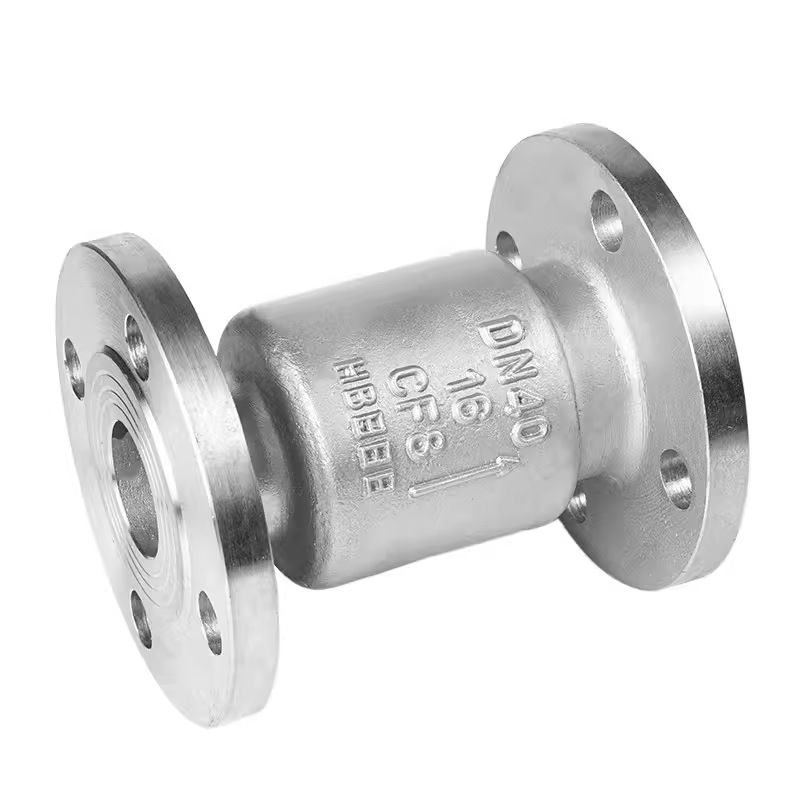 H42W-16P不锈钢立式法兰止回阀304单向阀316逆止阀DN25 50 80 100-阿里巴巴