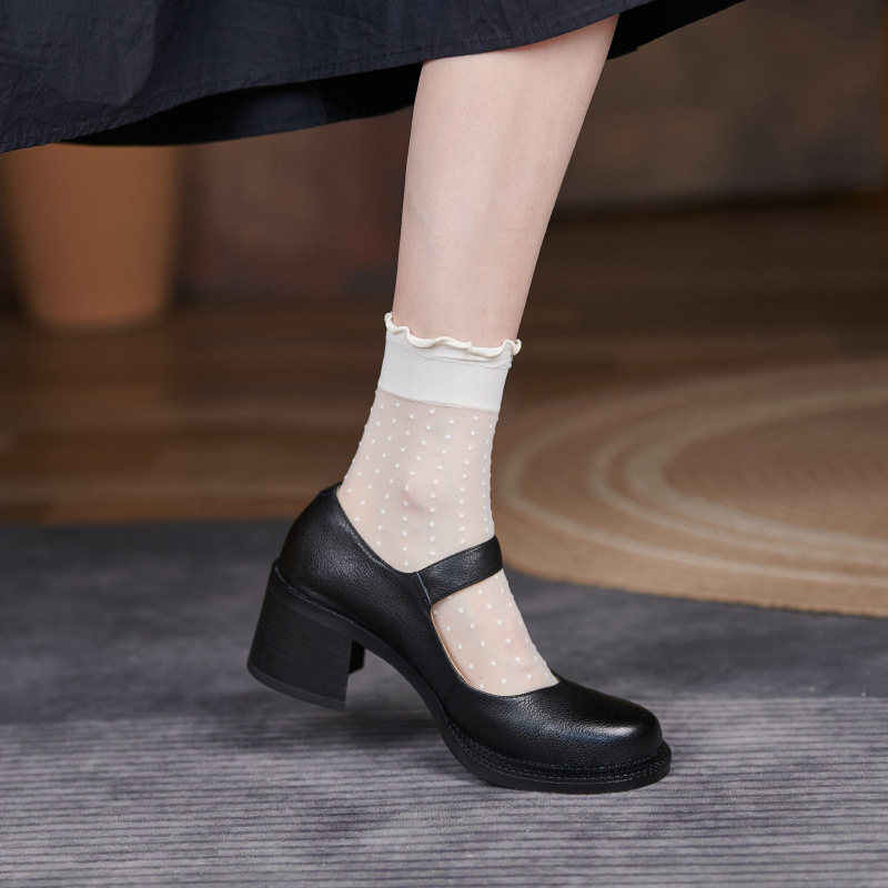 Chiko Christabel Square Toe Block Heels Pumps