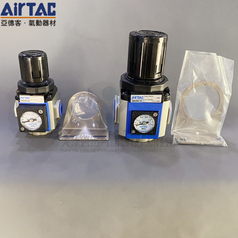 AIRTAC亚德客 G系列调压阀GR200/300/400/600-08/10/15/20/25F1-阿里巴巴