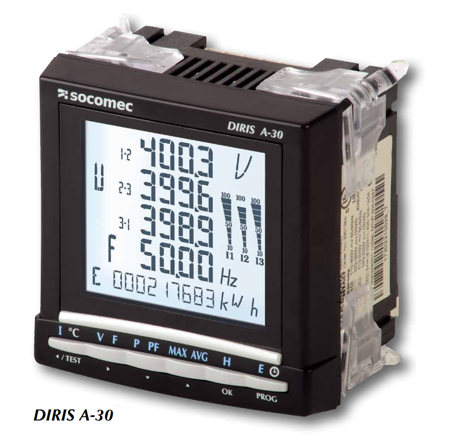 SOCOMEC溯高美多功能电力仪表 DIRIS A-30电表+RS485模块(组套)-阿里巴巴