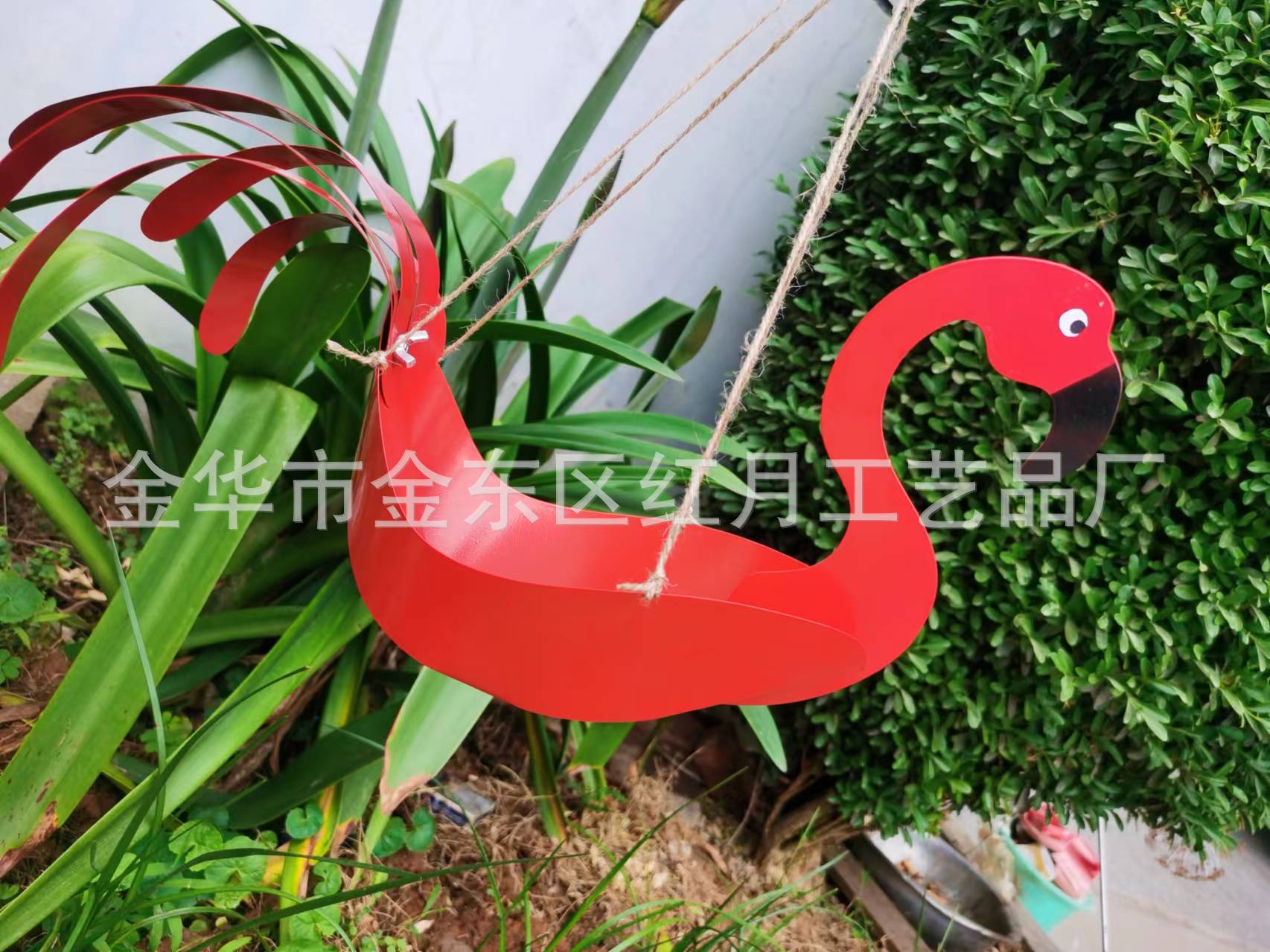 跨境新款Flying Parrot And Flying Flamingo Flower Pot 鸟花盆-阿里巴巴