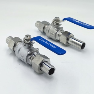 304不锈钢焊接式球阀 Q21F-16P外螺纹球阀 活接式仪表阀门 对焊式-阿里巴巴