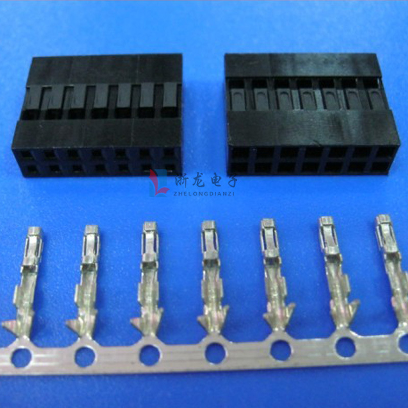 杜邦2.54双排胶壳4P-32P TJC8端子2.54电脑连接器接插件-阿里巴巴