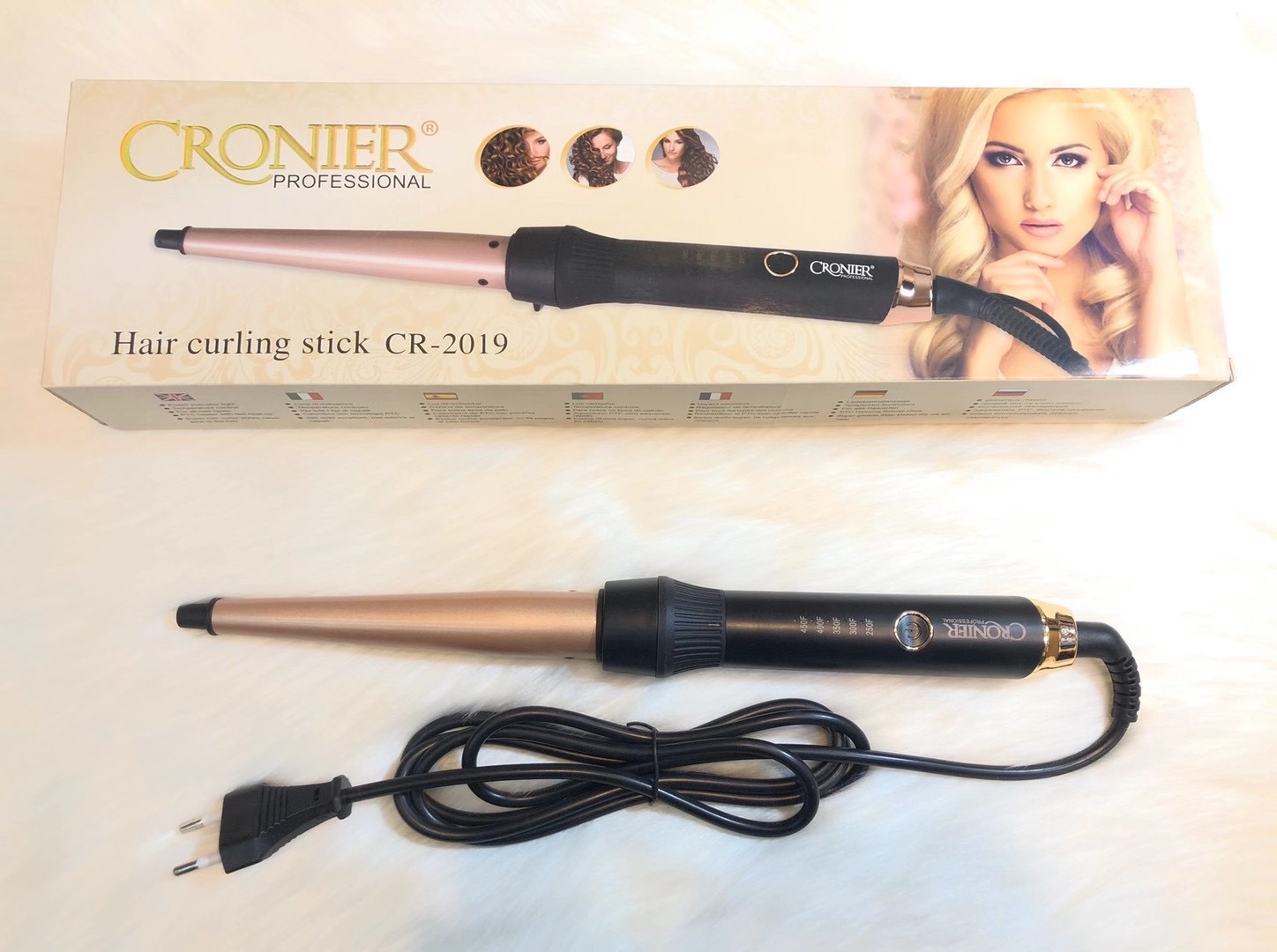 CRONIER CR-2019理发店卷发神器 家用便携小卷烫卷发棒-阿里巴巴