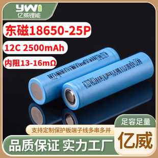 东磁18650锂电池2500mAh高倍率12C放电动工具电动车储能DMEGC电池-阿里巴巴
