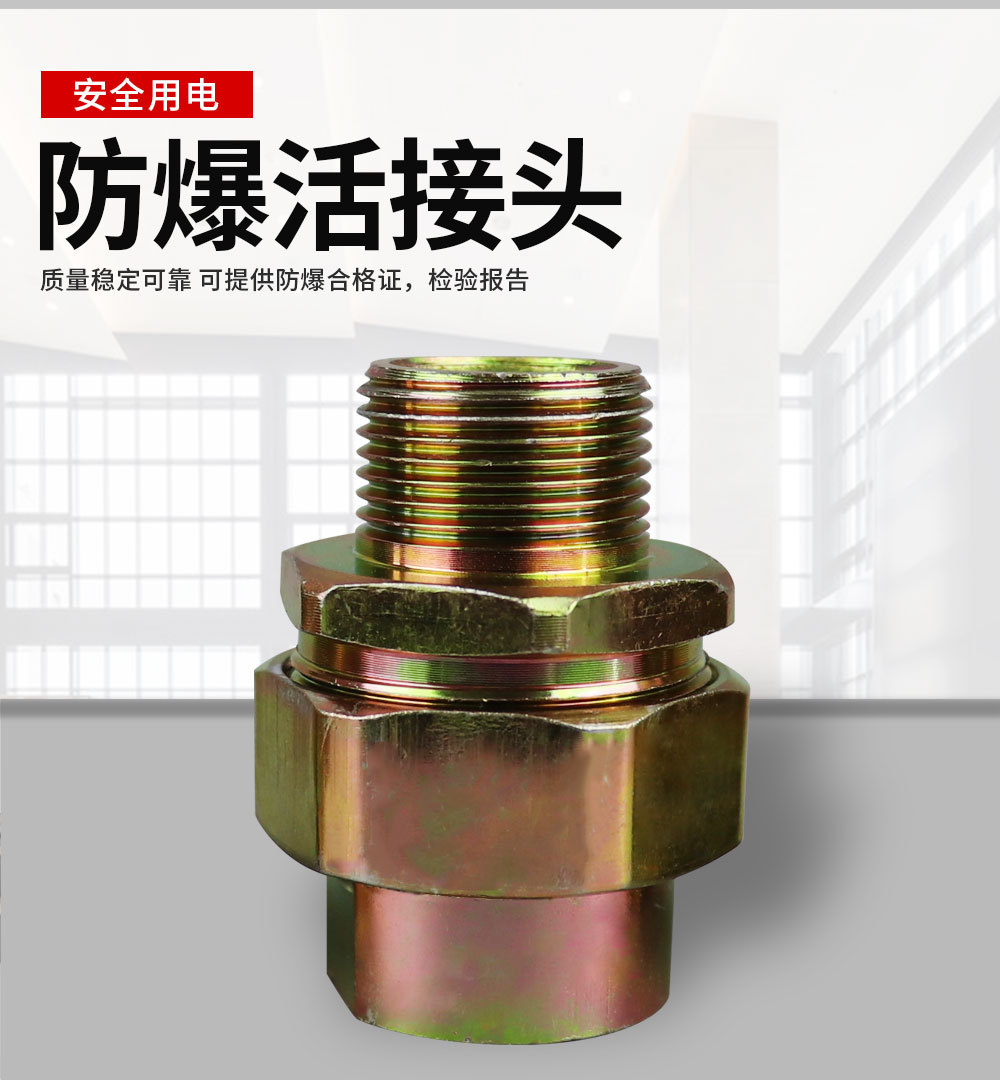 G3/4内外丝活接DN20不锈钢接头M20*1.5管接头BHJ碳钢防爆活接头-阿里巴巴