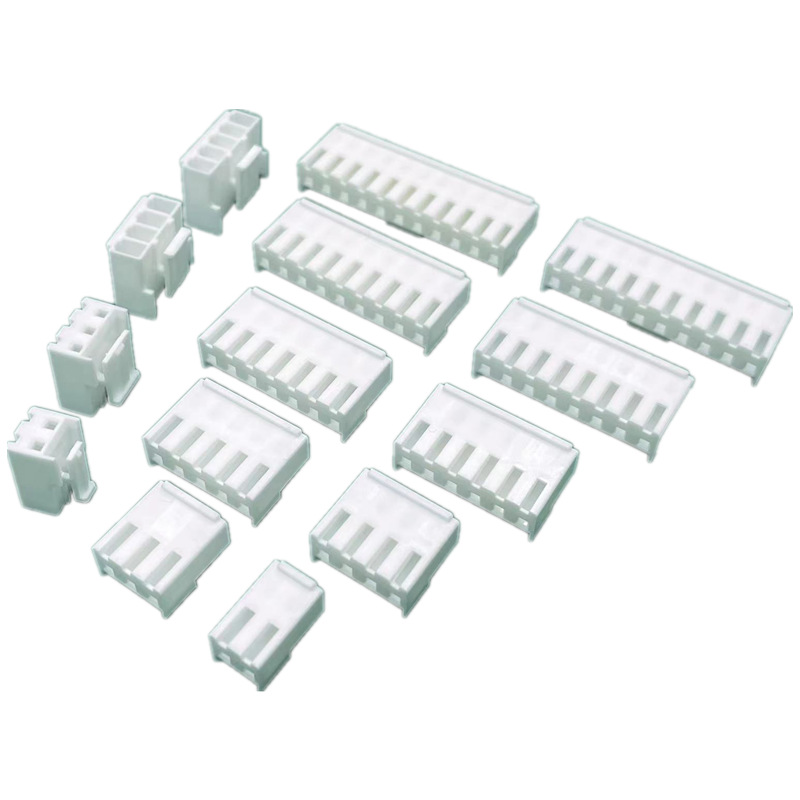 VH端子连接器VH3.96-2P3P4P5P6P7P8P910P胶壳带扣180度直插母针座-阿里巴巴