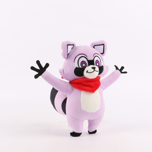 跨境Rambley The Raccoon靛蓝公园兰布利毛绒玩具公仔游戏周边-阿里巴巴