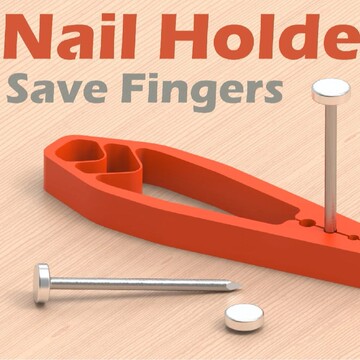 跨境新款Nail fixing tools 钉子固定工具3D打印摆件木工工具-阿里巴巴