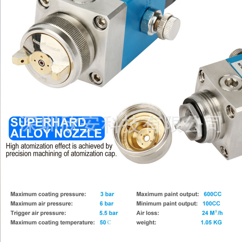 法国克姆林kremlin A25 A28 A29 Xcite喷漆枪 airmix高压混气喷枪-阿里巴巴