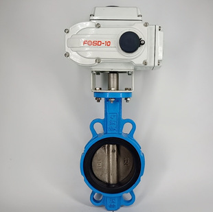 【厂家直销】软密封电动对夹蝶阀D971X-10Q DN200 高品质厂家-阿里巴巴