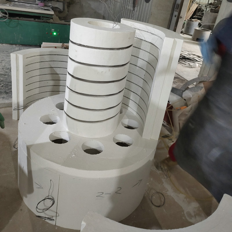 耐高温氧化铝陶瓷纤维管式炉工业窑炉内村轻质多晶莫来石井式X20-阿里巴巴