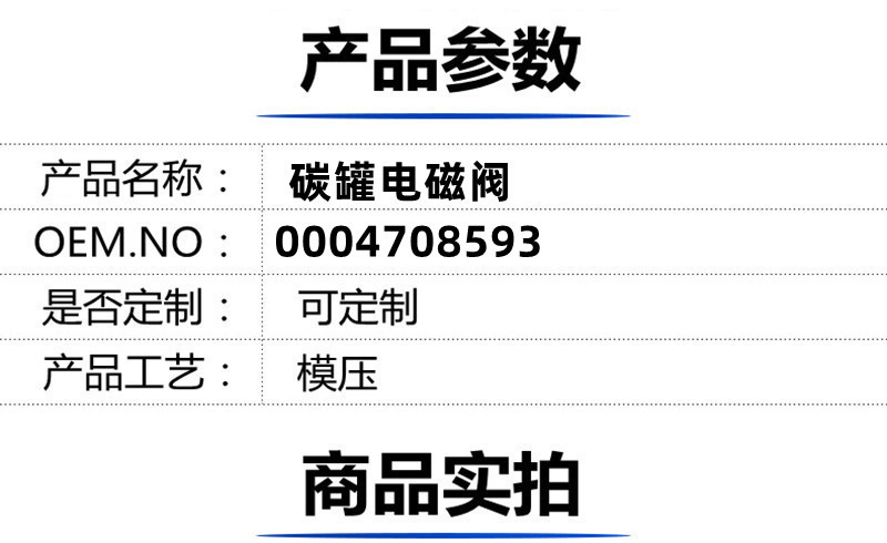 适用奔驰E级C级S级G级SLKCLS碳罐电池阀真空电池阀OE：0004708593-阿里巴巴