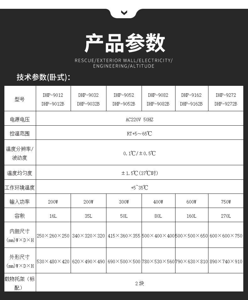 上海一恒DHP-9012/DHP-9032/DHP-9402立式电热恒温培养箱-阿里巴巴