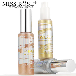 MISS ROSE跨境高光喷雾 珠光超闪液体 爆闪提亮身体肤色定妆化妆-阿里巴巴