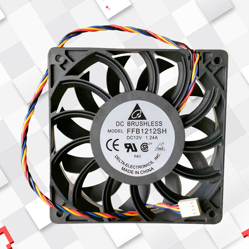 台达 FFB1212SH 12025 12V 1.24A 12CM/厘米 高转速大风量风扇-阿里巴巴
