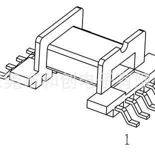 EFD15变压器骨架EFD15高频骨架贴片5+5-阿里巴巴