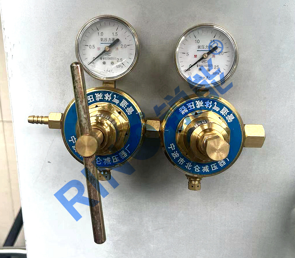 销售 YQJ-11型氧气减压器 减压阀 全黄铜 双级双表 管道气体管路-阿里巴巴