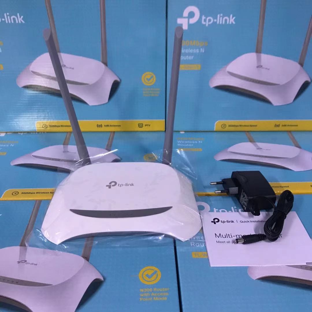 tp双天线300M英文版WR841N无线路由器wifi英、美、欧规电源 塑封-阿里巴巴