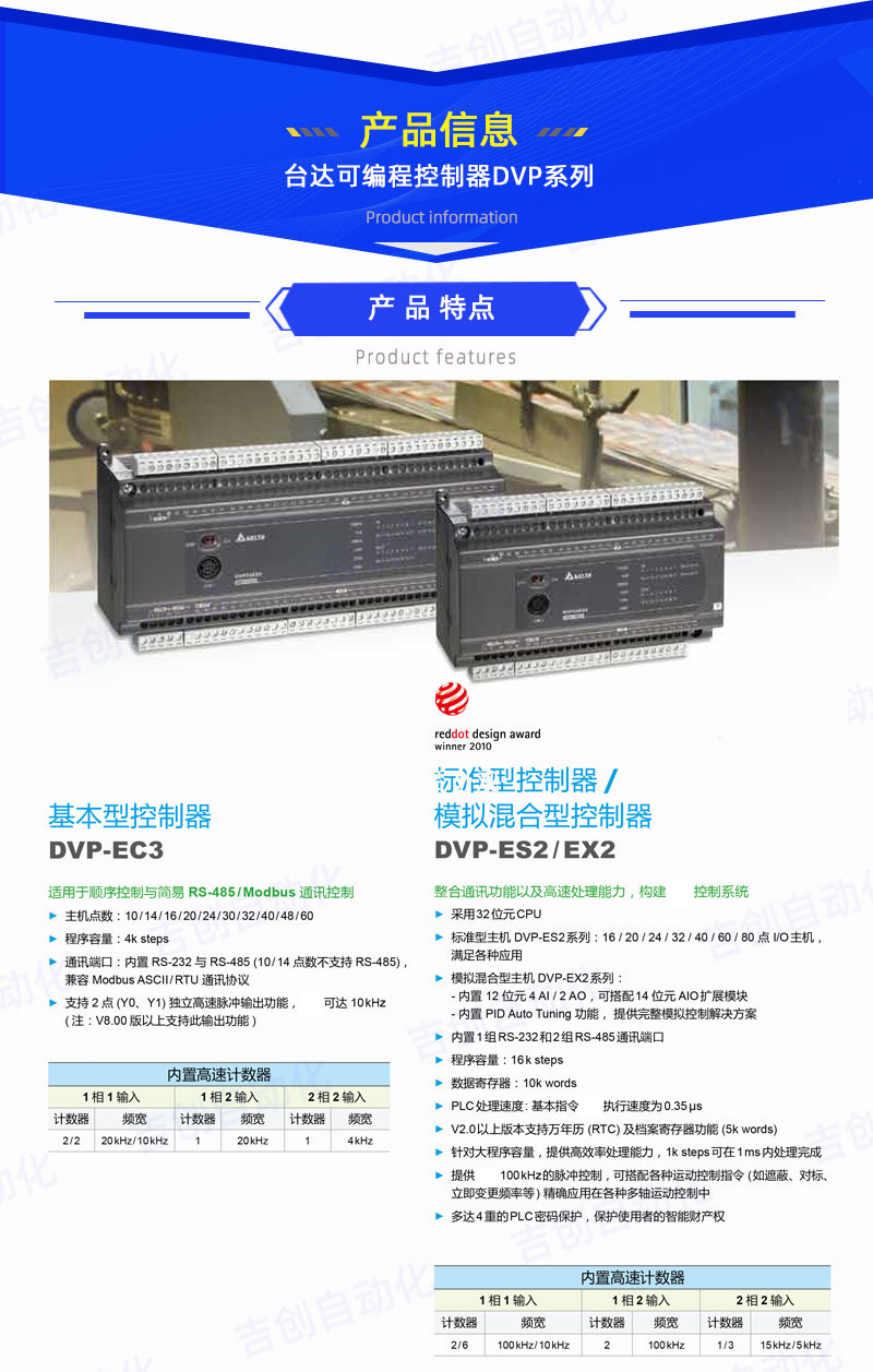 原装Delta台达DVP-EC系列DVP16EC00R3 16点可编程控制器plc-阿里巴巴
