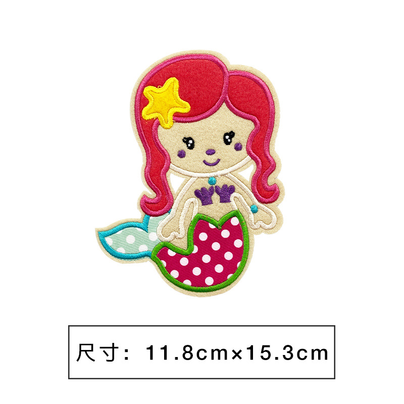 卡通刺绣服装饰大号补丁布贴儿童卡通衣胸前背后个性背胶熨烫贴花-阿里巴巴