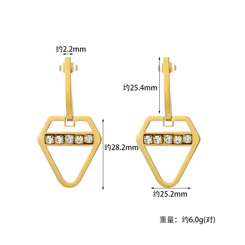 IMI耳环秋冬女气质耳坠钛钢新款潮夸张耳钉小众设计感耳饰YE152-阿里巴巴