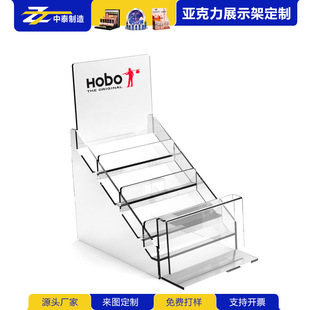 透明亚克力展架外贸定制便利店多层展示架超市台式陈列架工厂订做-阿里巴巴