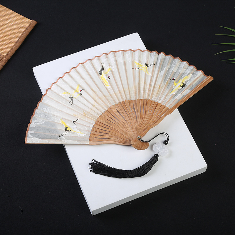 Chinese ancient traditional Hanfu princess dance fan- filming photos ...